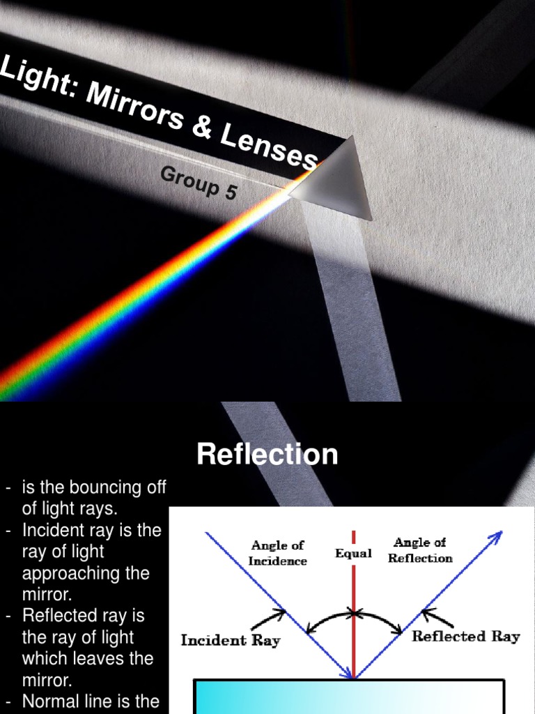 Light Mirror and Lenses | PDF | Lens (Optics) | Reflection (Physics)