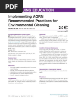 AORN - Guideline For Environmental Cleaning 2021 | PDF | Surgery ...