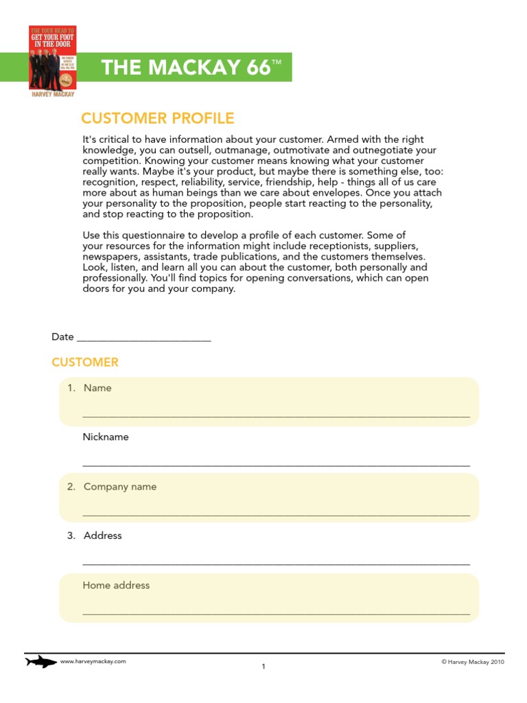 The Mackay 66 | PDF | Psychological Concepts