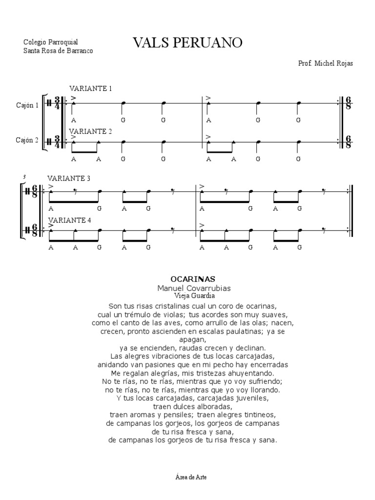 Vals Peruano Ritmo | Valses | Baile de salón