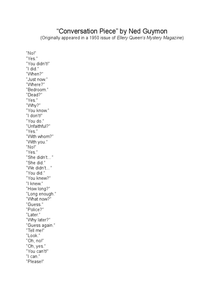 Conversation Piece | PDF