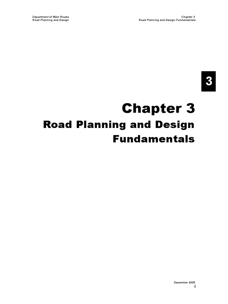 Road Planning and Design Fundamentals | PDF | Traffic | Road