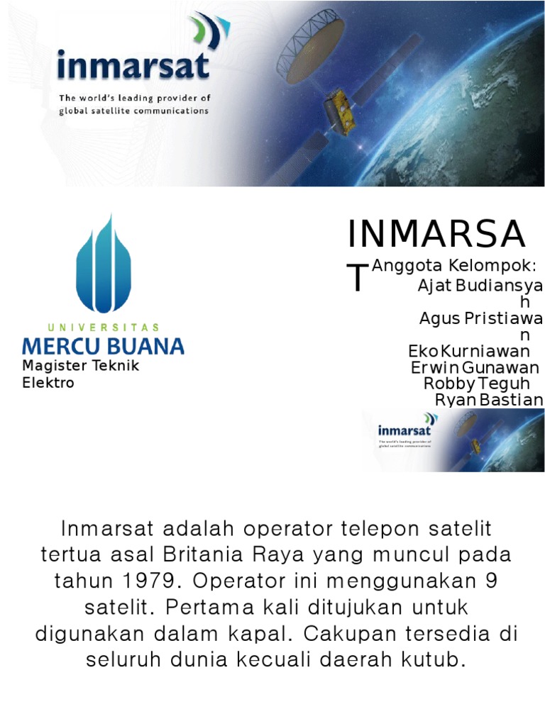 (New) Presentasi Inmarsat-Kel2 | PDF