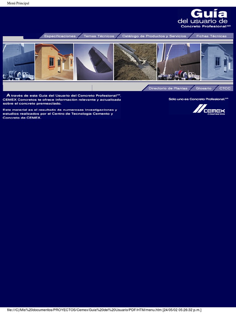 Concretos-CEMEX Guia Usuario | PDF | Cemento | Calidad (comercial)