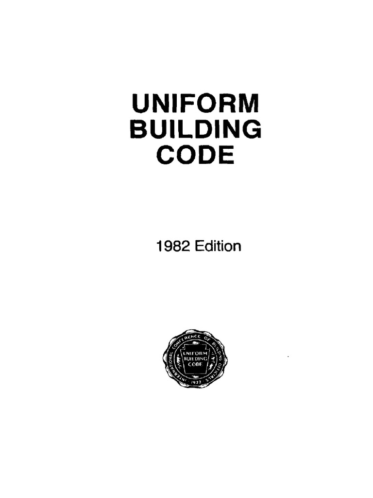 Ubc 1982 PDF | PDF | Building Code | Masonry