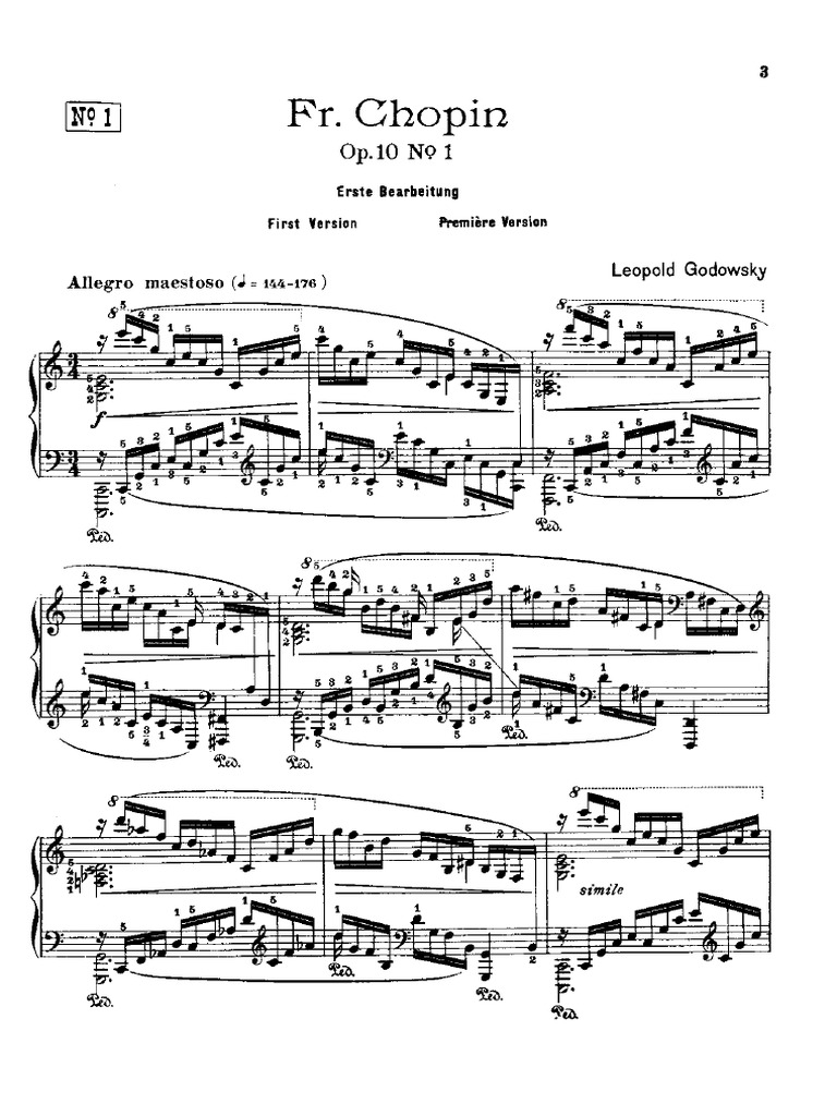 (Score) Chopin-Godowsky - Etudes Complete PDF | PDF