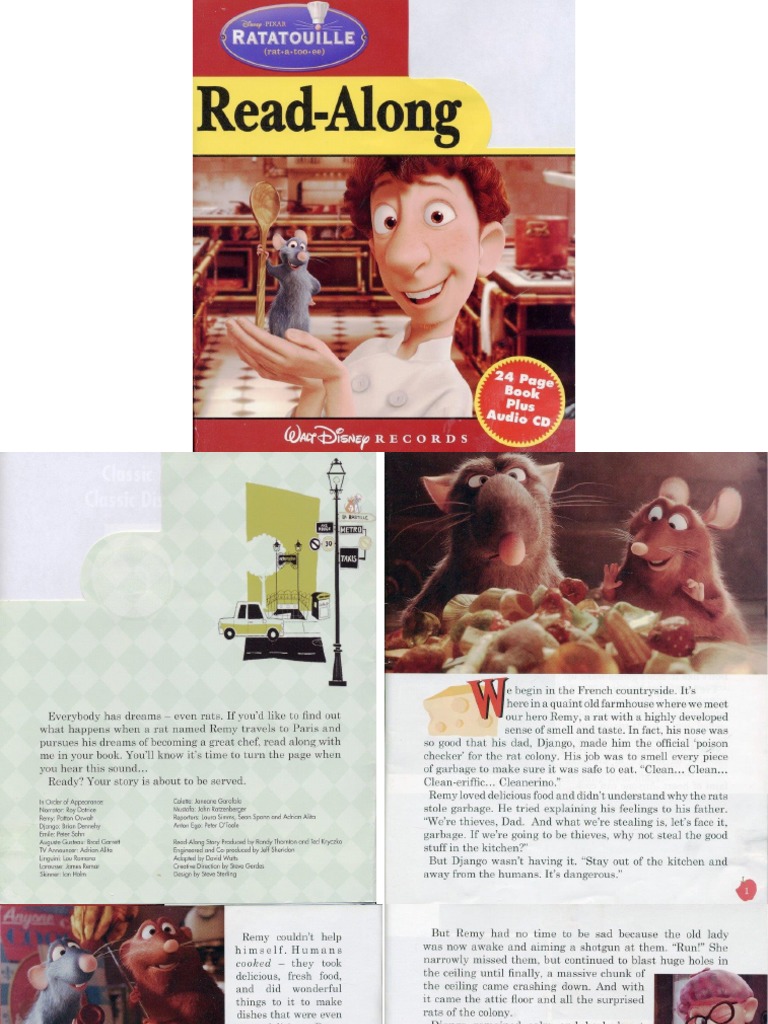 Ratatouille ReadAlong Book | PDF