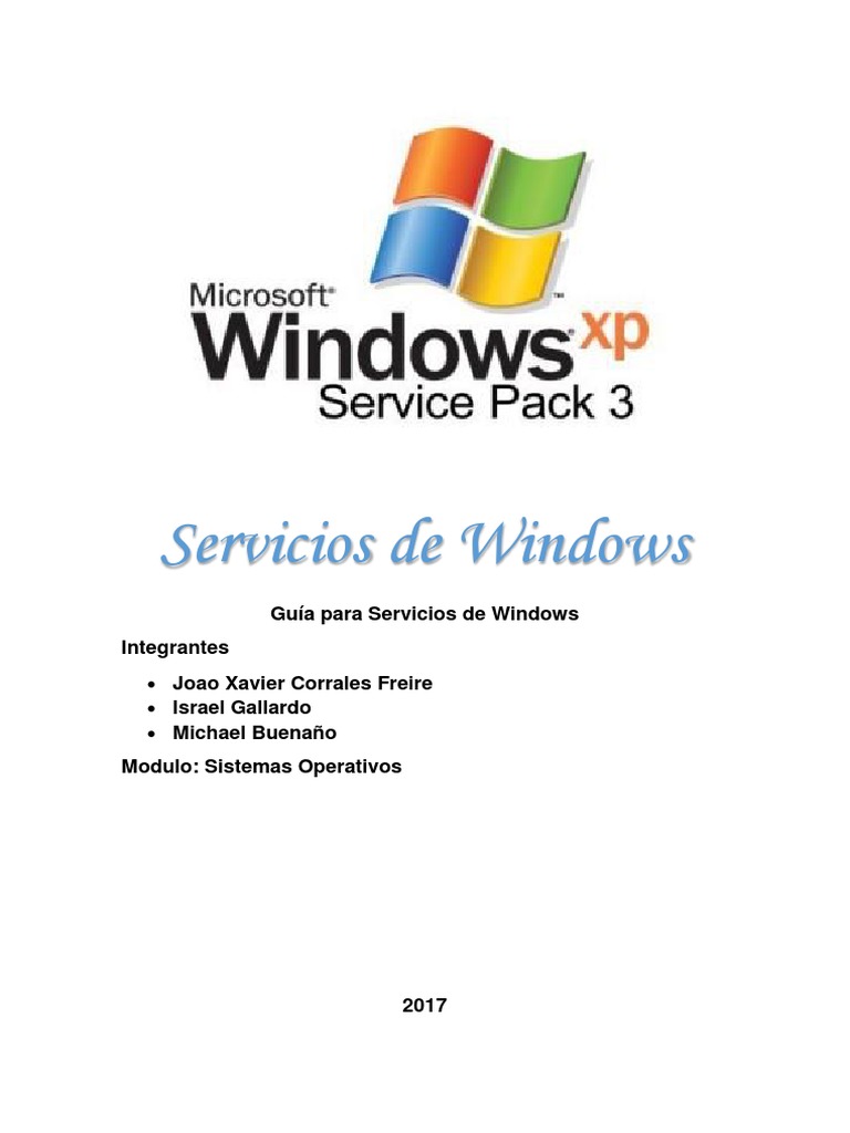 Servicios de Windows | PDF | Microsoft Windows | Microsoft Visual Studio
