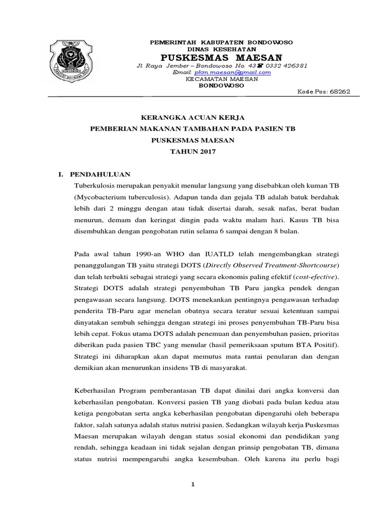 Kak PMT TB 2017 | PDF