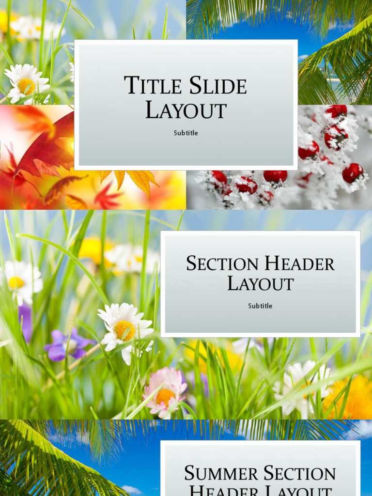 Title Slide Layout | PDF