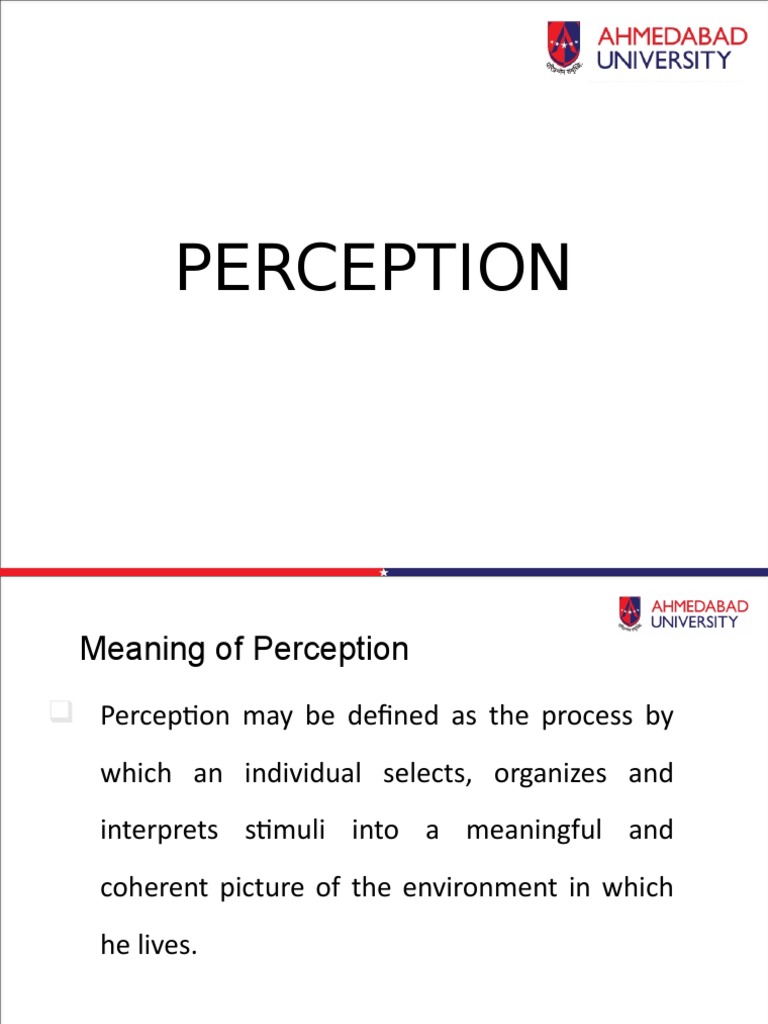 Perception Theories | PDF | Perception | Attention