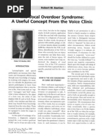 CAPE-V Scoring Guidelines and Example | PDF | Human Voice | Perception