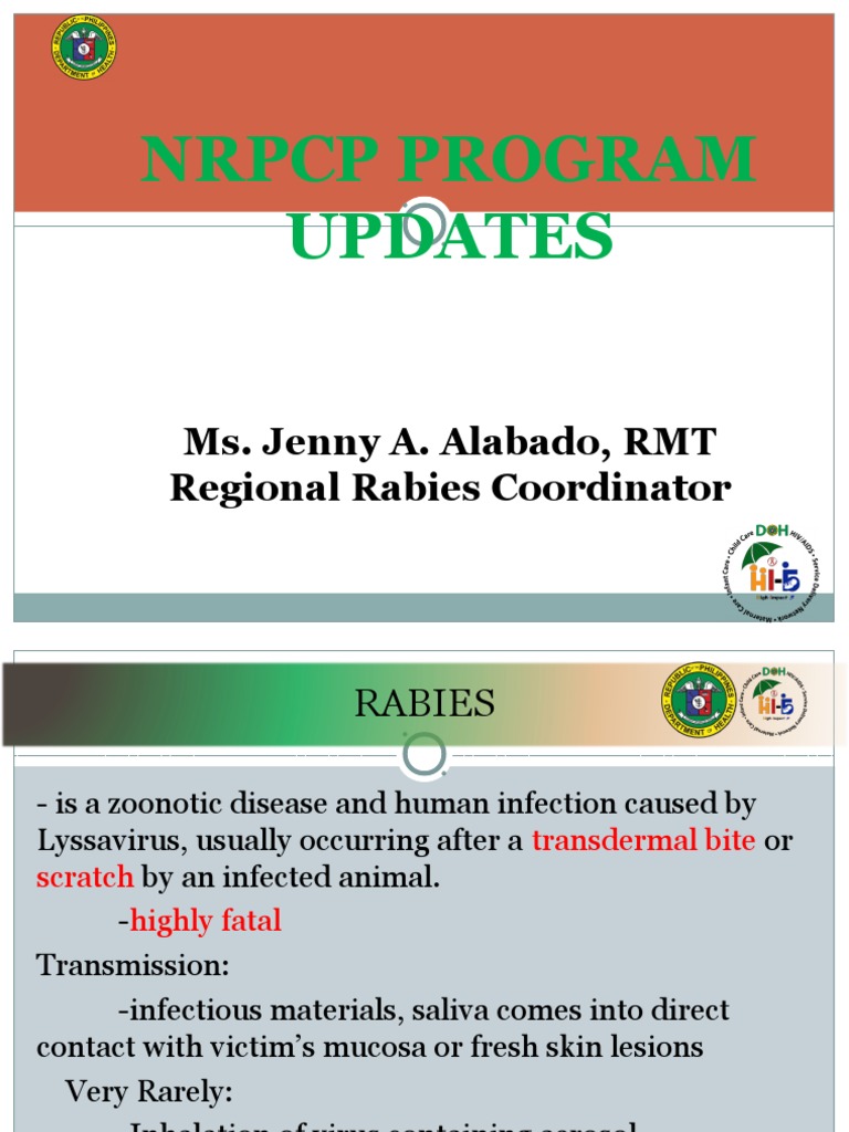 NRCP Updates - Doh Rox | PDF | Rabies | Vaccines