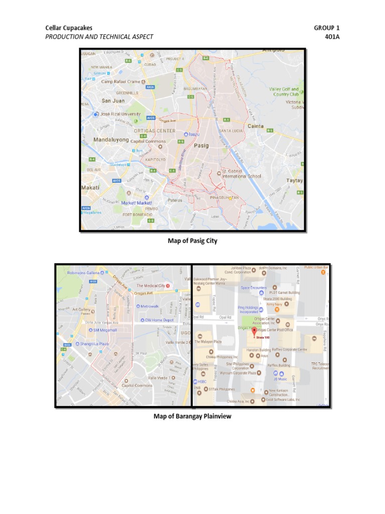 Map of Pasig City | PDF