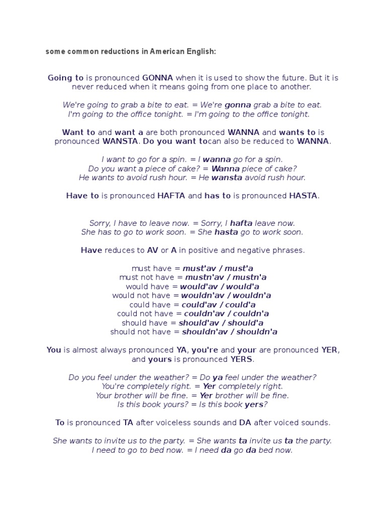 English Reduction | PDF | Language Families | Linguistics