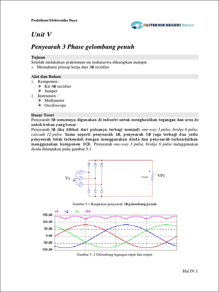 3 Phase Fullwave Rectifier | PDF