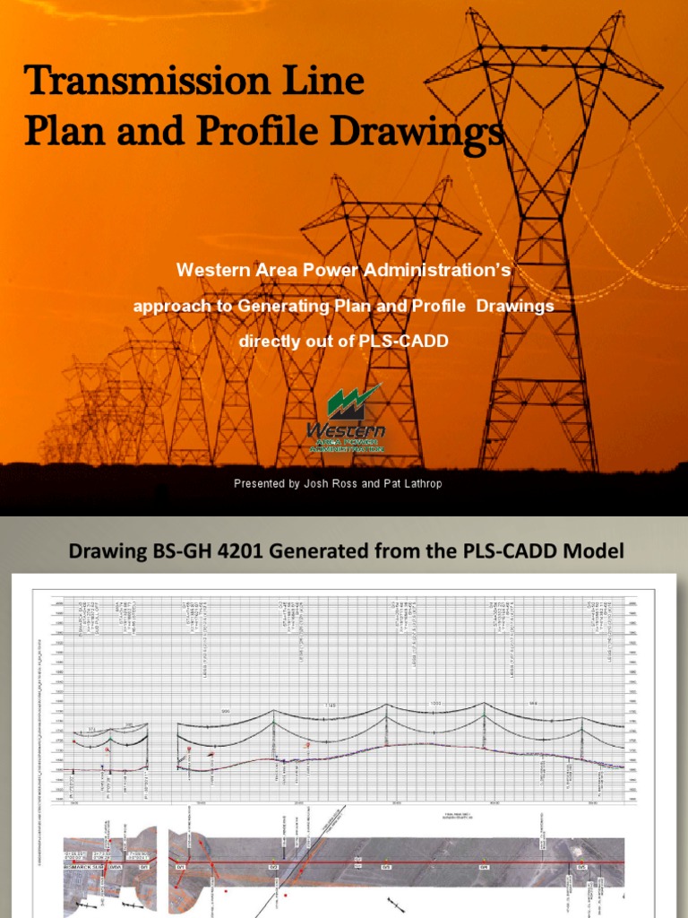 Drafting Transmission Plan and Profile Drawings Directly From PLS-CADD ...