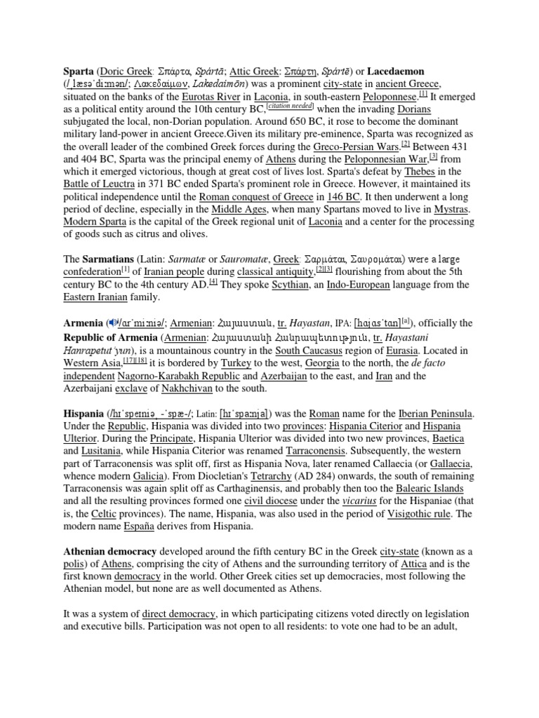 Sparta | PDF | Sparta | Ancient Greece