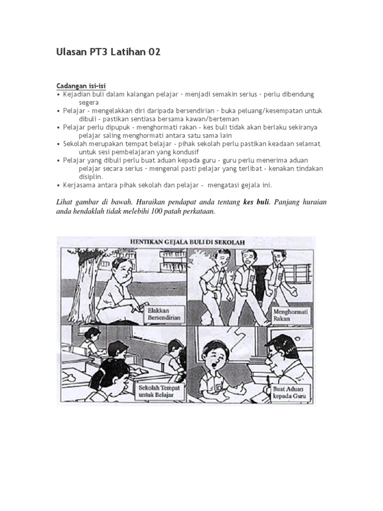 Ulasan PT3 Latihan 02 | PDF