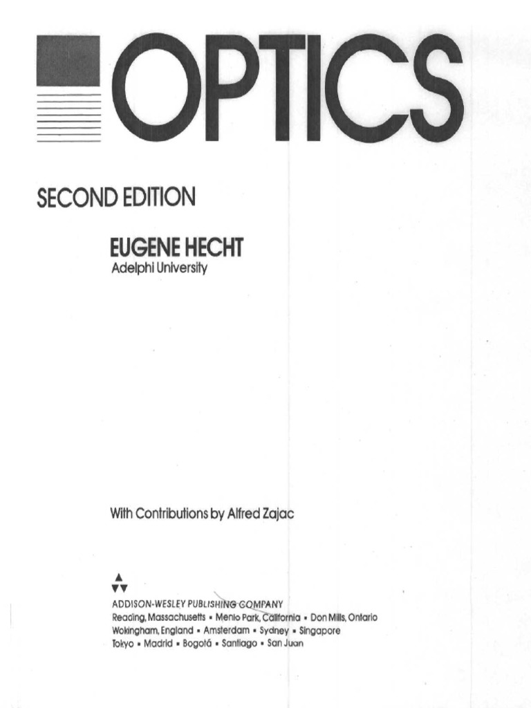 Hecht Chap 10 PDF | PDF