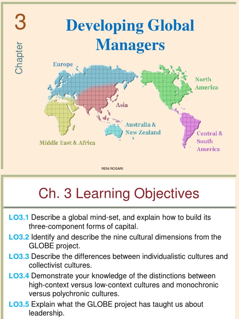 1-2 Developing Globalmanagers | PDF | Value (Ethics) | Collectivism