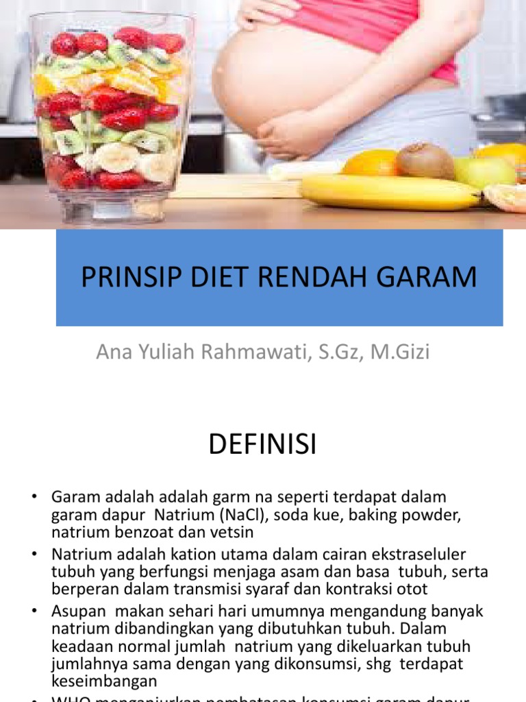 Prinsip Diet Rendah Garam - Fix | PDF | Memasak, Makanan, & Anggur ...