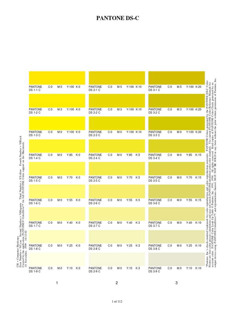 Pantone DS (Process Coated CMYK) PDF | PDF | Magenta | Printing