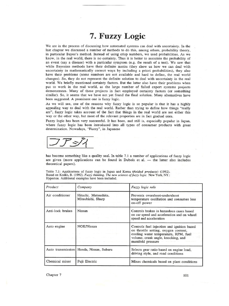 Fuzzy Logic Script | PDF