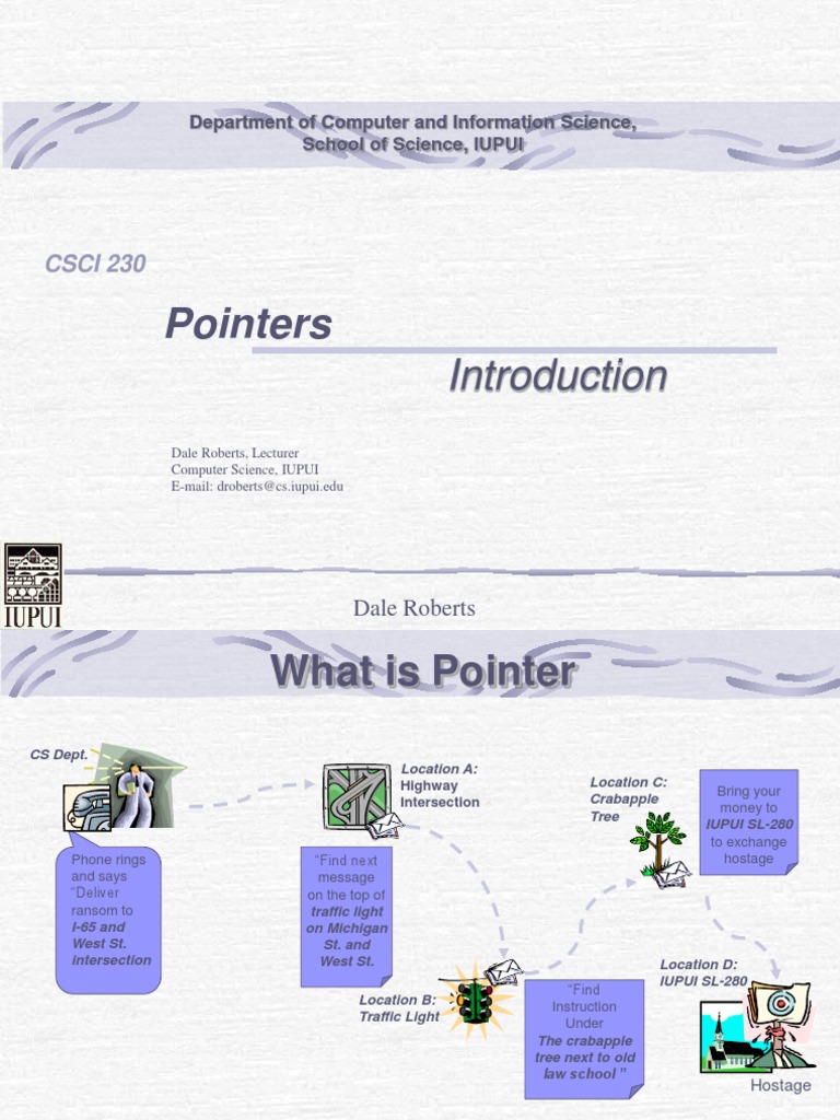T13apointersintroduction Pps Pdf Pointer Computer Programming Variable Computer Science
