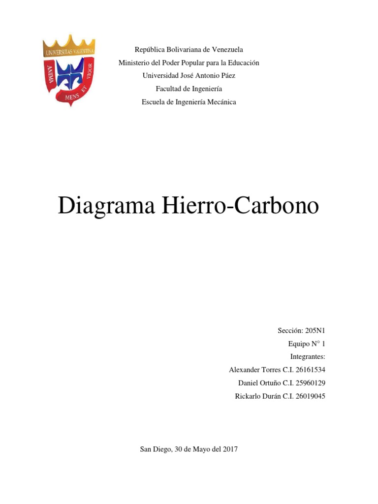 Diagrama Hierro-Carbono | PDF | Sustancias químicas | Ingeniería de productos químicos