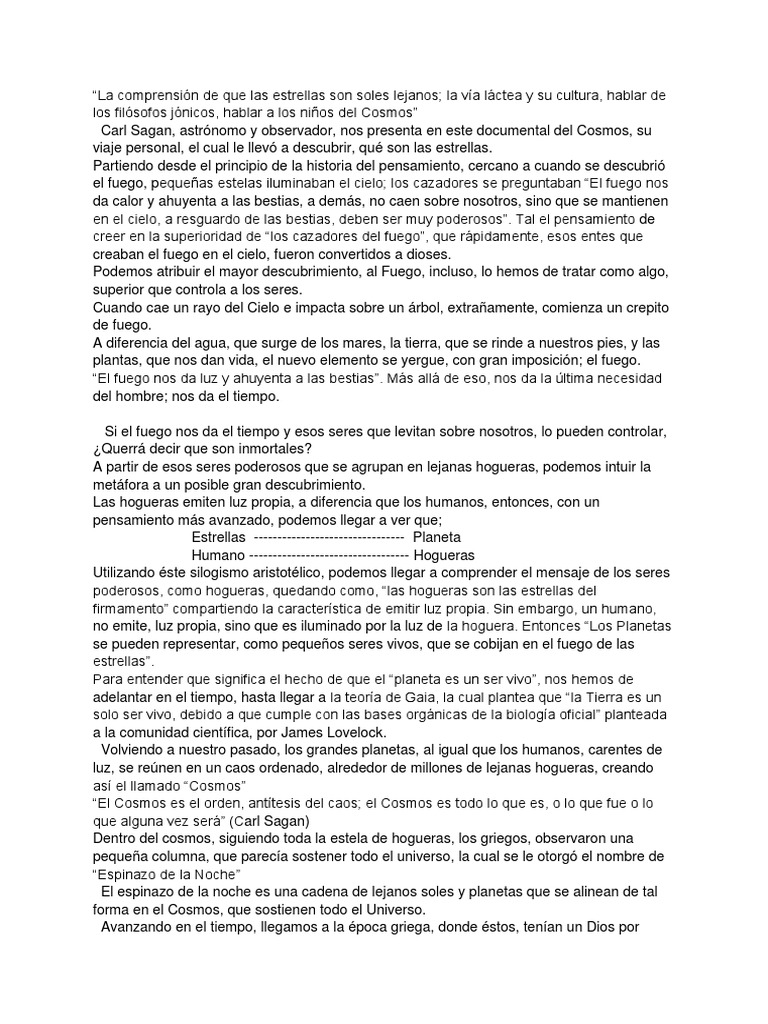 Analisis EspiNazo de La Noche | Descargar gratis PDF | Universo | Estrellas Analisis EspiNazo de La Noche | Descargar gratis PDF | Universo | Estrellas