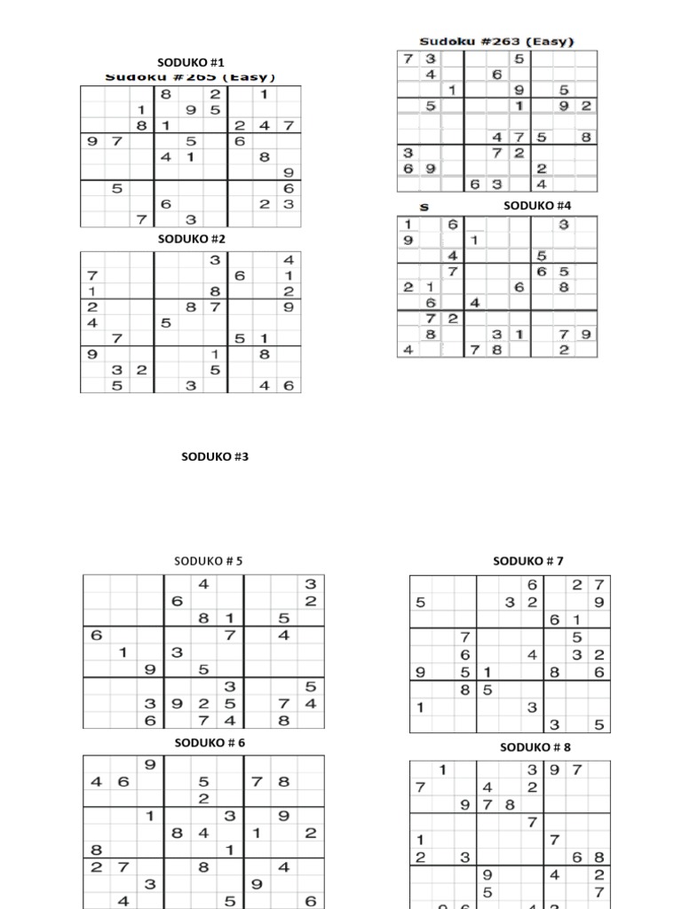 Soduko | PDF