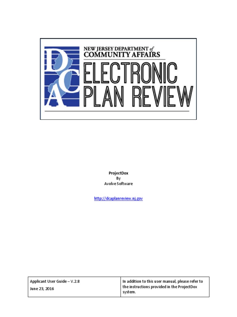 NJDCA Eplan App User Manual | PDF | Internet Explorer | Computer File