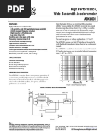 Low Noise, Wide Bandwidth, MEMS Accelerometer: ADXL1004 | PDF ...
