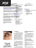 Filipino Tagalog Fact Sheet What Is Influenza | PDF