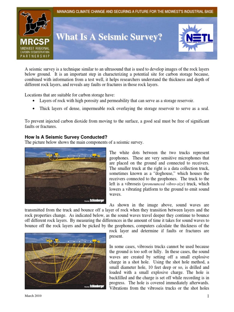 What Is Seismic Survey PDF | PDF | Reflection Seismology | Surveying