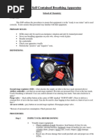 SCBA Donning Procedures Guide | PDF | Wellness