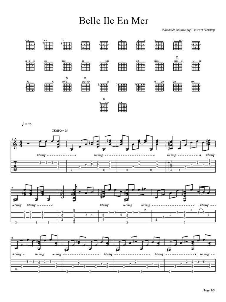 Voulzy, Laurent - Belle Ile en Mer | PDF