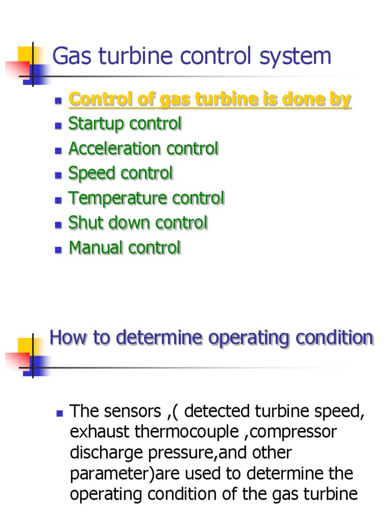 Gas turbine control system overview | PDF | Gas Turbine | Valve