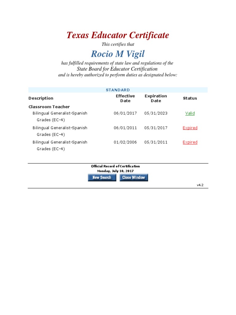 Educator Certification | PDF