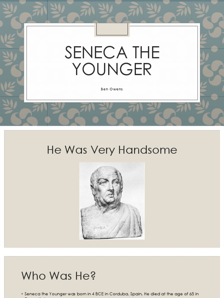 Seneca The Younger | PDF | Seneca The Younger