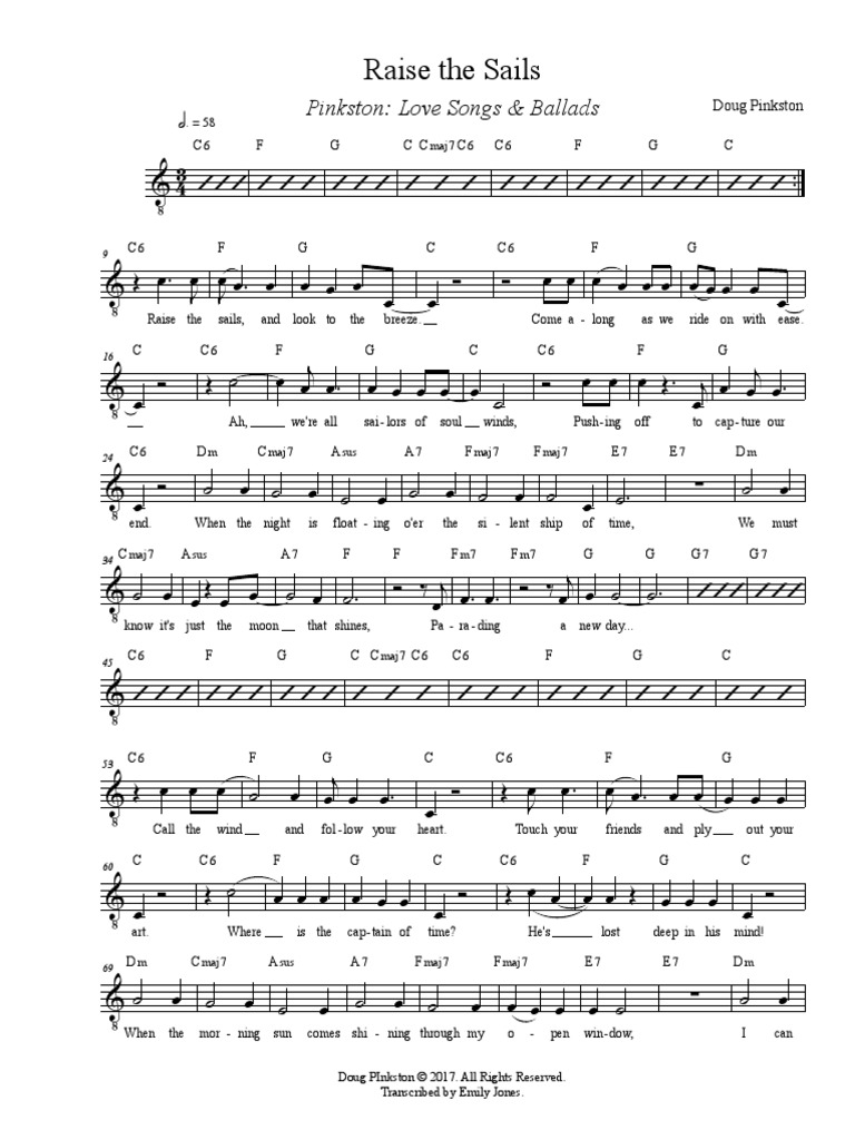 Raise The Sails | PDF | Leisure | Entertainment (General)