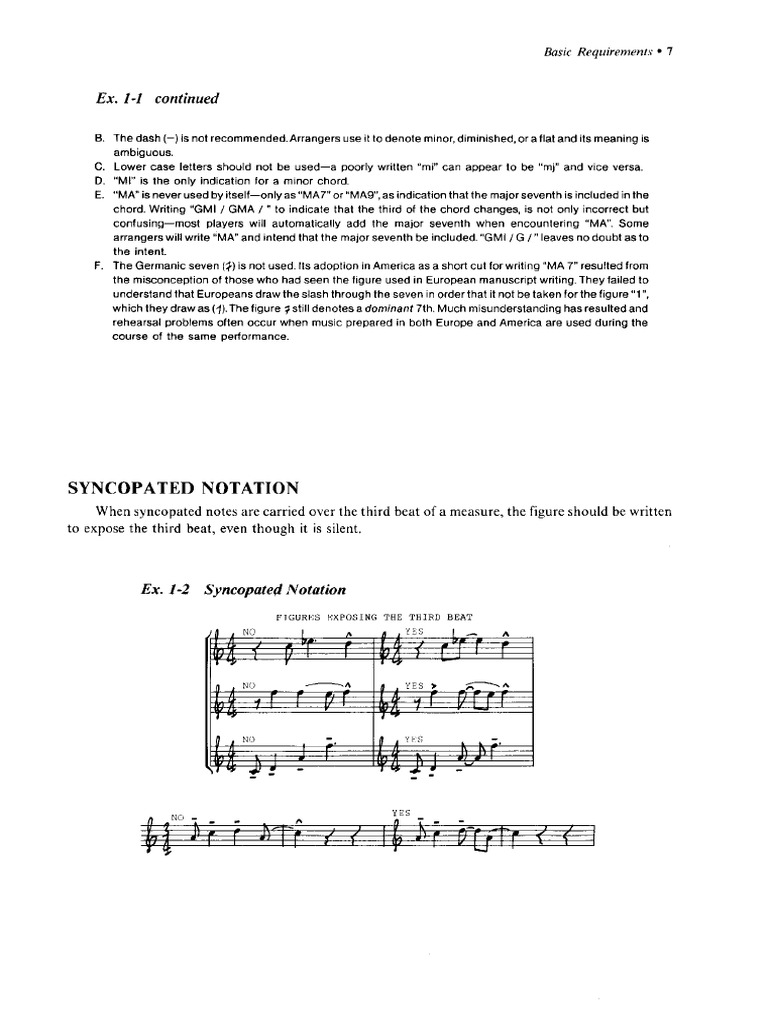 The Complete Arranger Notation | PDF