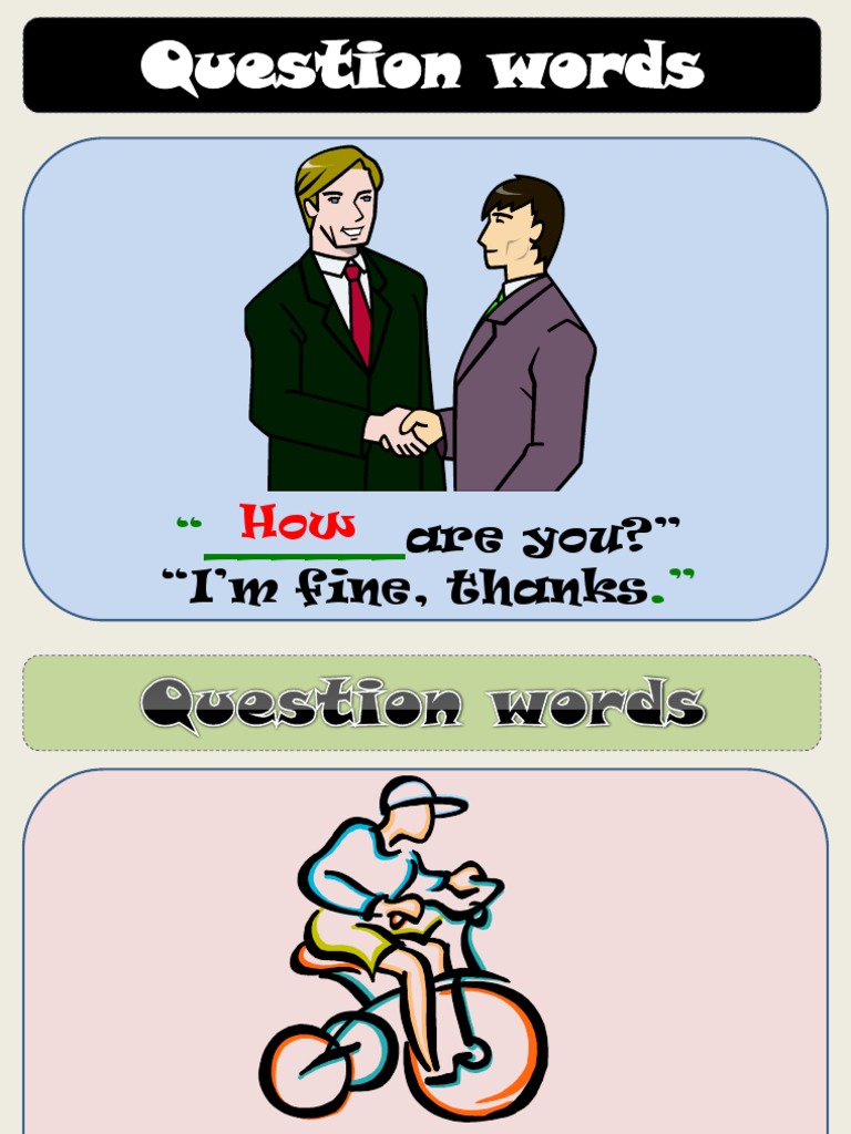 3 - Question Words | PDF