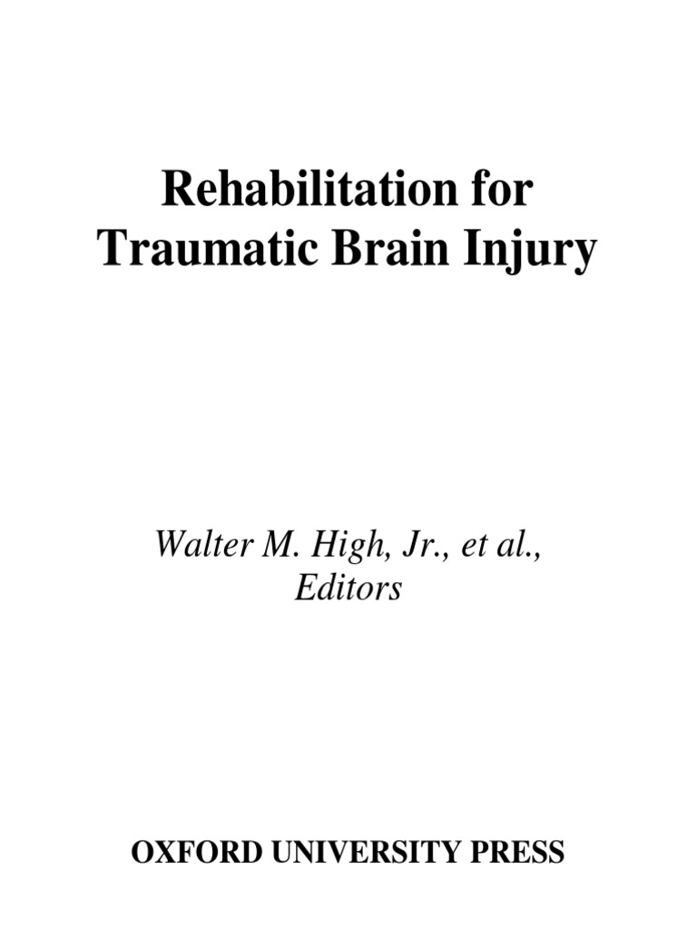 Rehabilitation For TBI PDF | PDF | Traumatic Brain Injury | Physical ...