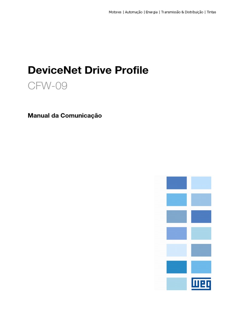 WEG CFW 09 Comunicacao Devicenet Drive Profile 10000279072 4.4x Manual ...