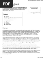 List of Man-Made Elements | PDF