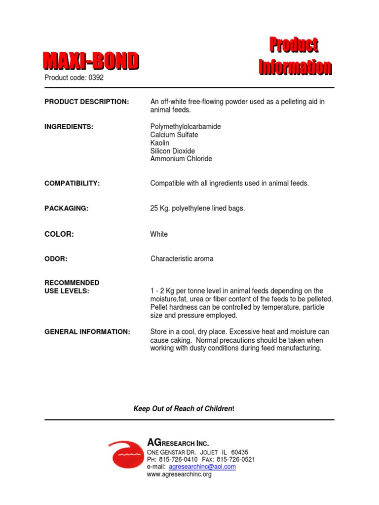 Maxi Bond SS | PDF | Chemical Substances | Chemistry
