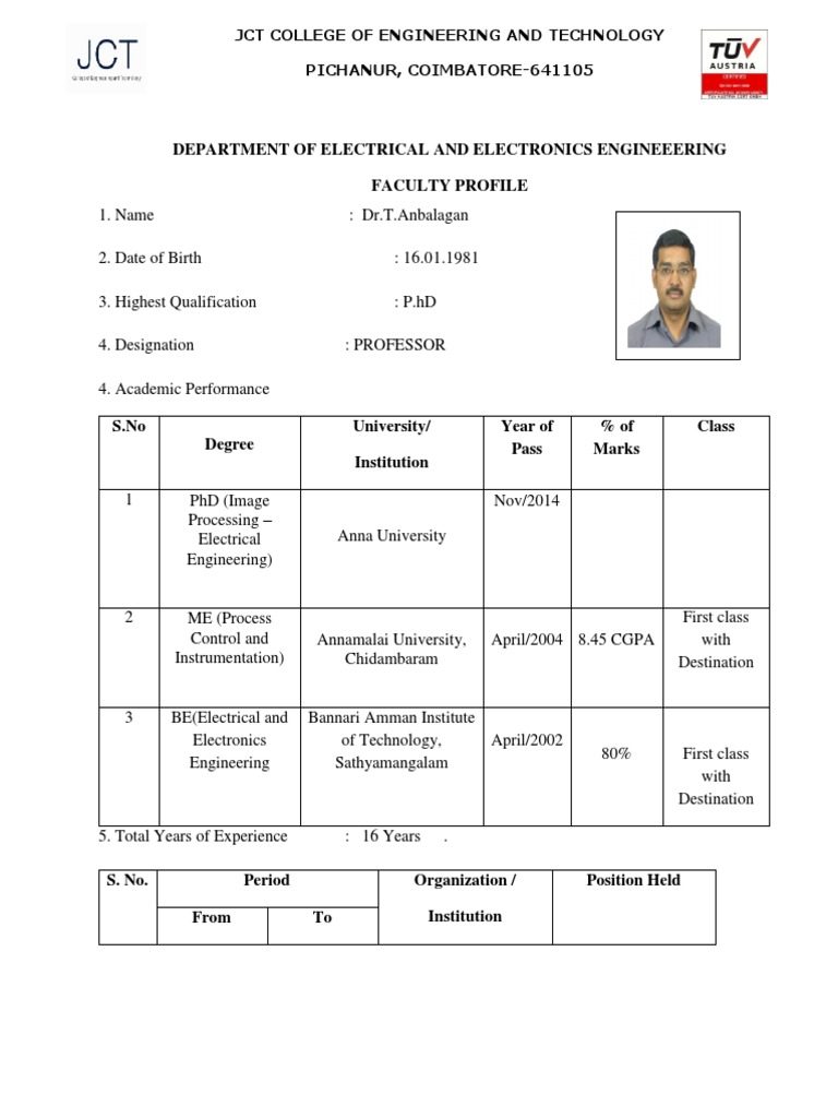 Personal File New Format | PDF | Engineering | Electronics