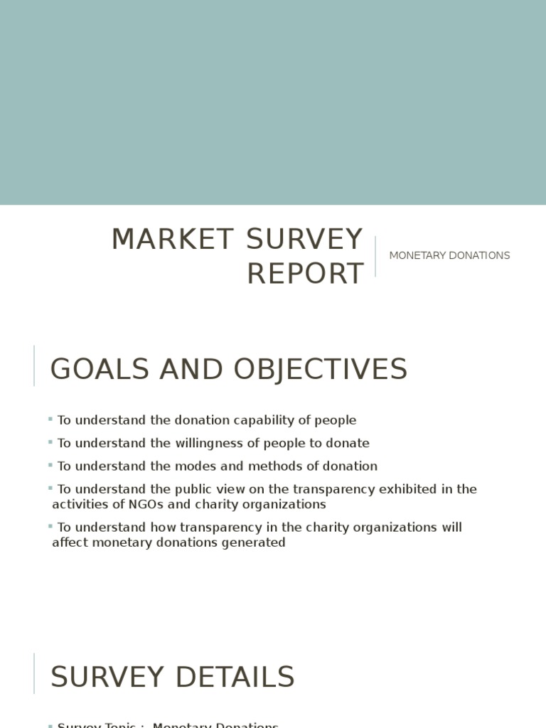E.M. - Market Survey Report | PDF